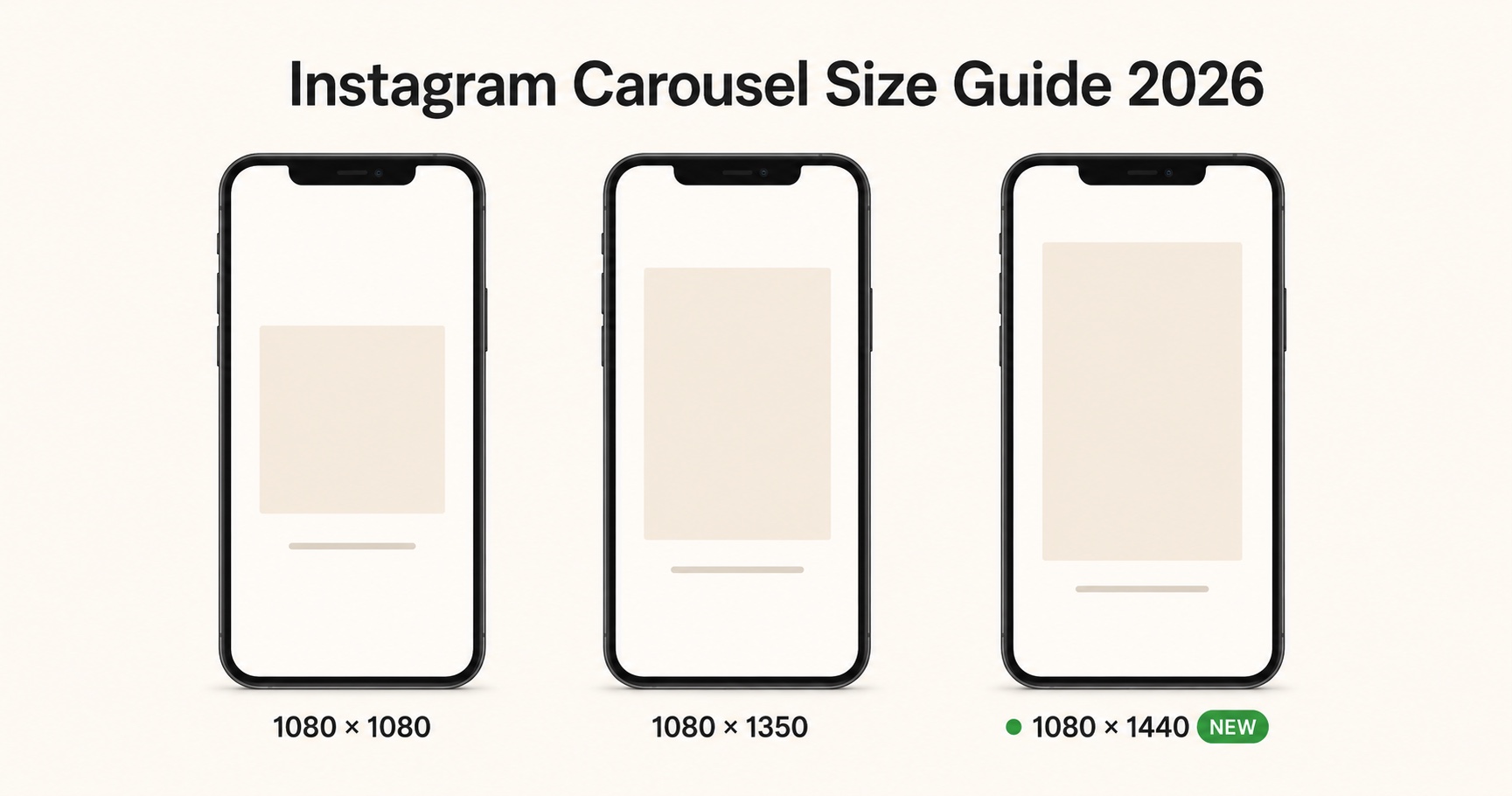 Instagram Carousel Size Guide 2026: Dimensions, Ratios, and Specs ...